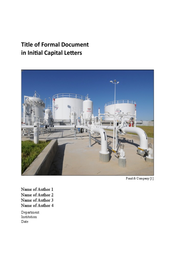 Formal Report Template Guide | PDF | Typefaces | Paragraph