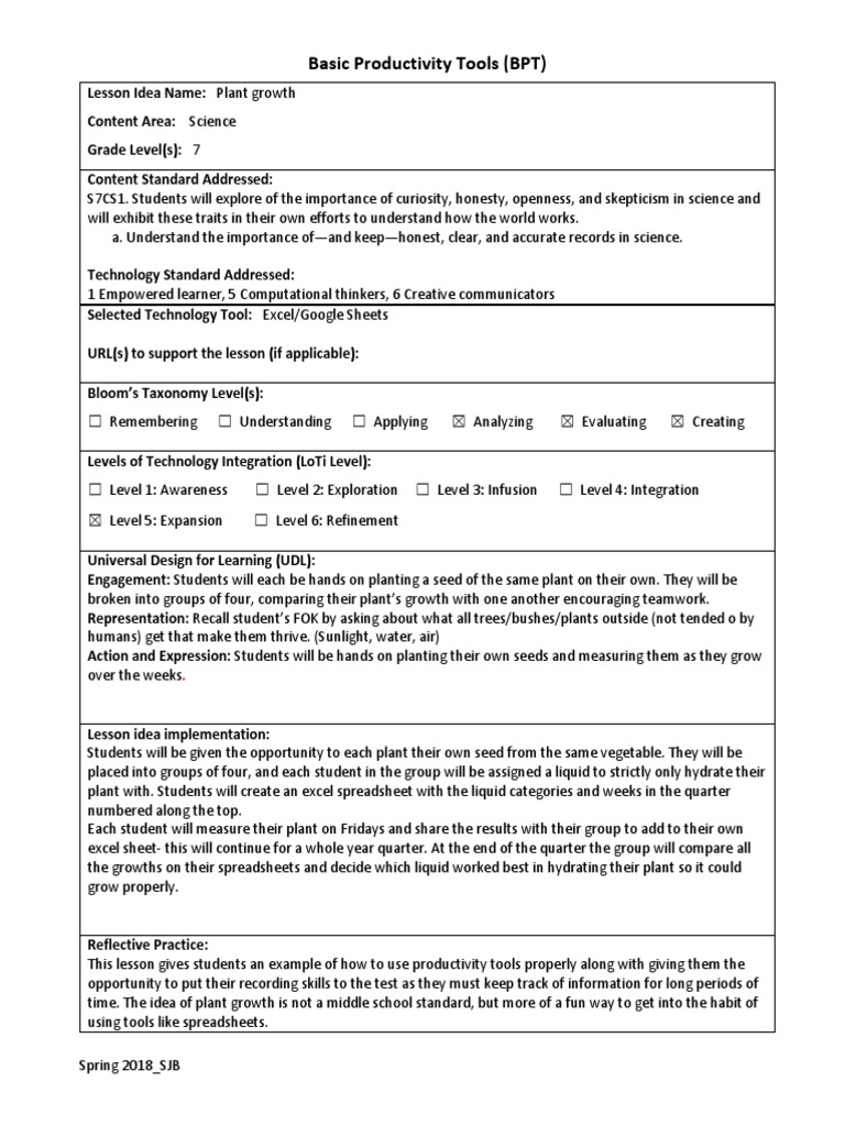 Basic Productivity Tools (BPT) | PDF | Educational Psychology | Applied Psychology