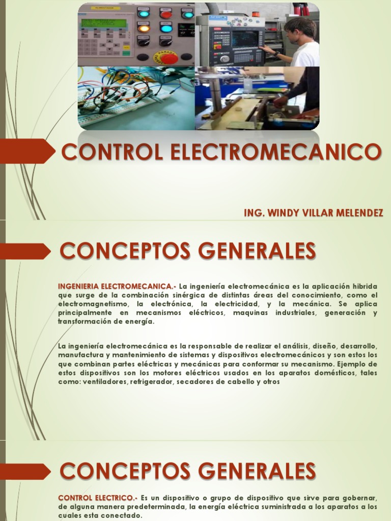 Control Electromecanico | PDF | Relé | Ingenieria Eléctrica