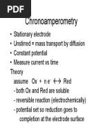 Chronoamperometry: Principles and Analysis | PDF | Electromagnetism ...