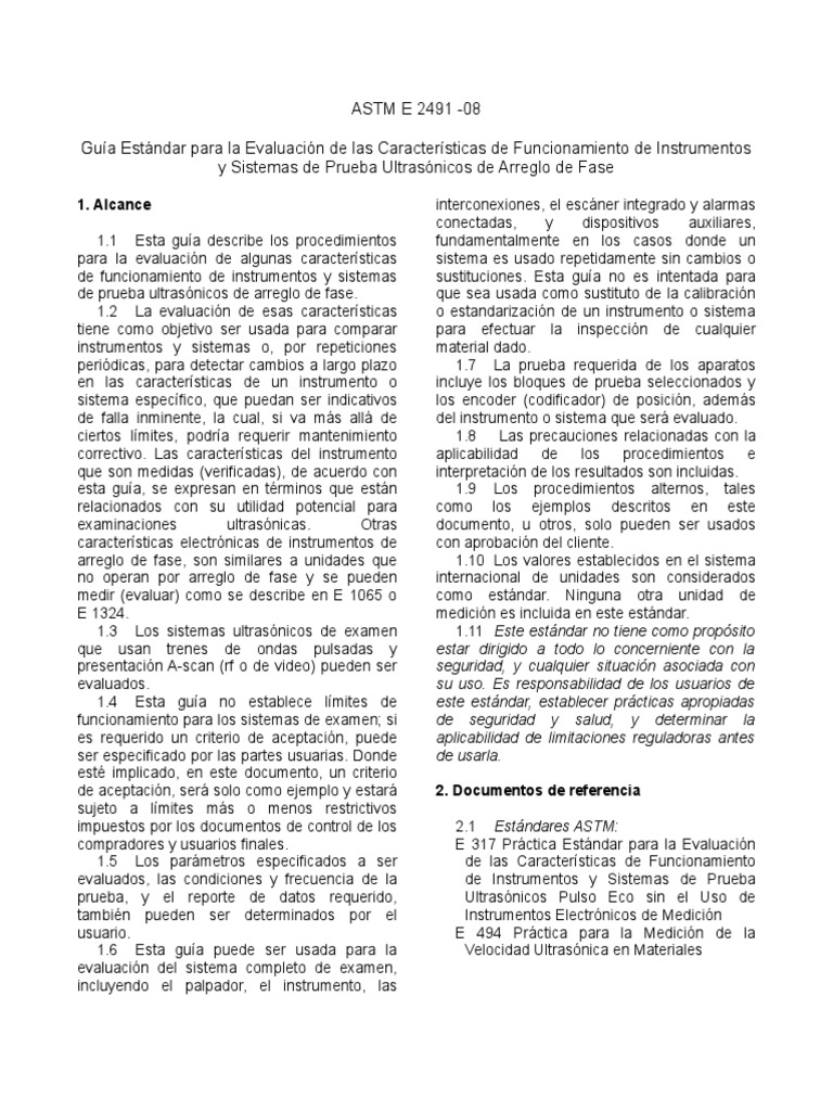 Astm e 2491 Español | PDF | Ligero | Refracción