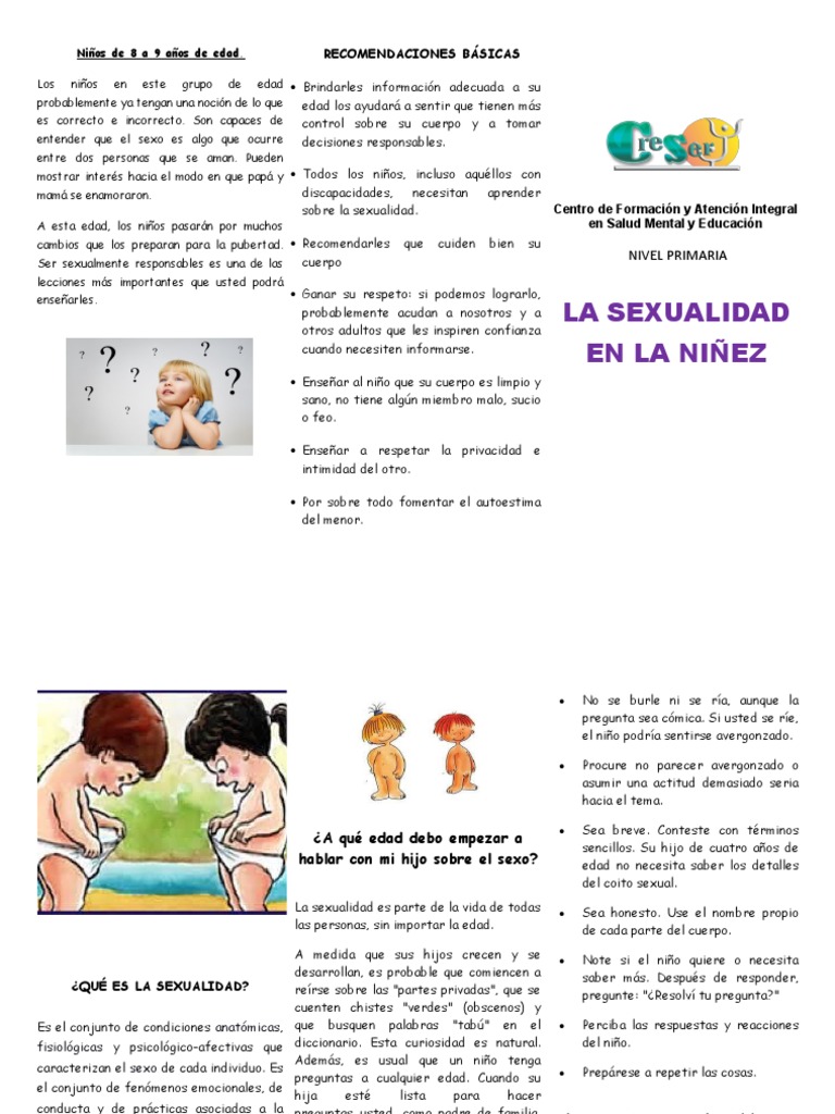Tripticos de Las Charlas de Sexualidad-Dios Es Amor | PDF | Adolescencia | Adultos