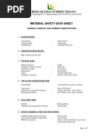 Crude Palm Oil Safety Data Sheet | PDF | Toxicity | Biodegradation