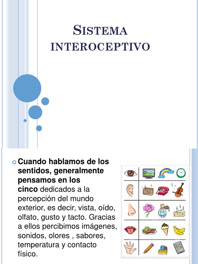 Sistema Interoceptivo | PDF