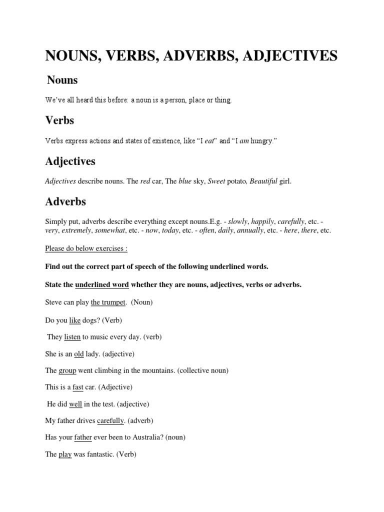 UT WORDS EXERCISE - Initiation 1 | PDF | Language Arts & Discipline