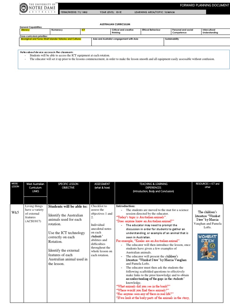 Planning 2 | PDF | Educational Technology | Teachers