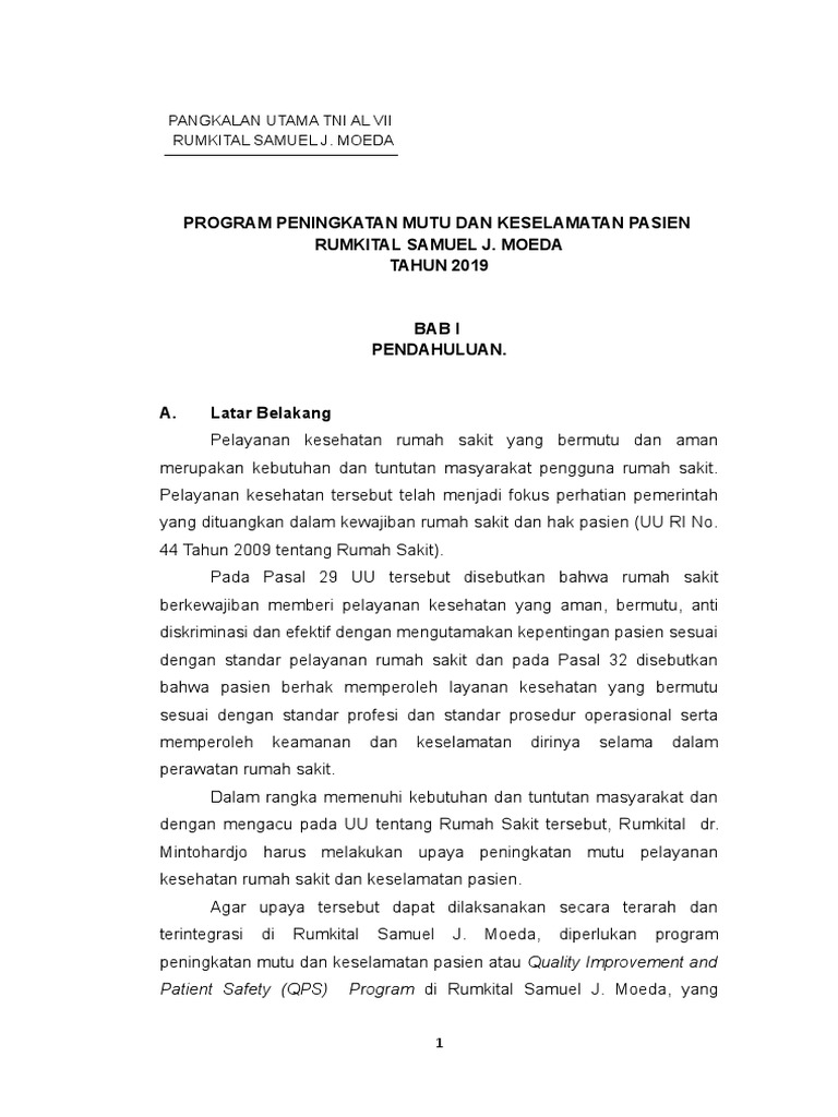 Program PMKP 2019 | PDF