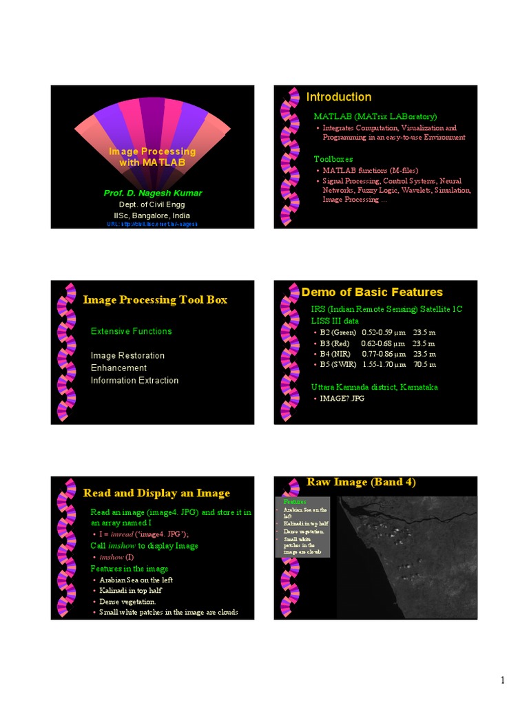 Image Processing Tool Box Demo of Basic Features | PDF | Computer ...