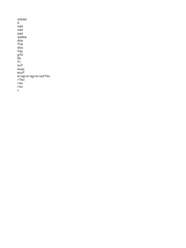 Sdsad D Sad Sad Sad Sadsa Dsa Fsa Dsa Fds GFD HB FV Ewf Ewqc Ewsf ...
