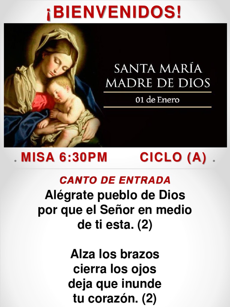 Formato para Misas | PDF | eucaristía | orador del Señor