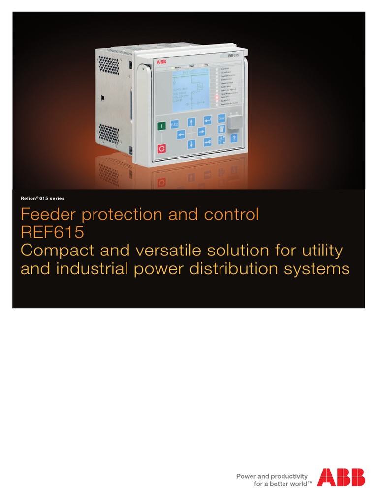 Feeder Protection and Control REF615 | PDF | Electrical Components ...