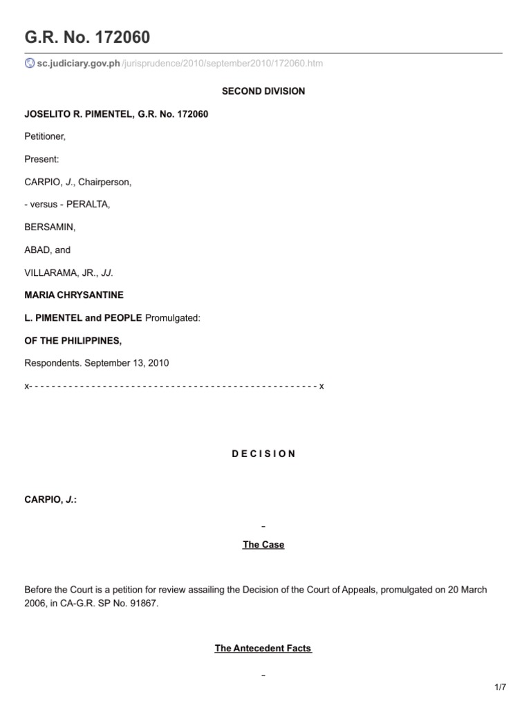 Court upholds parricide case despite pending annulment | PDF | Lawsuit ...