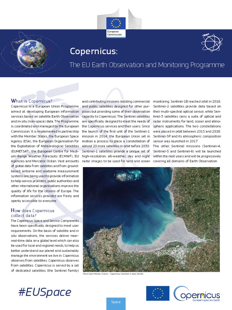 Copernicus Programme Fact Sheet | PDF | Geography | Earth Sciences