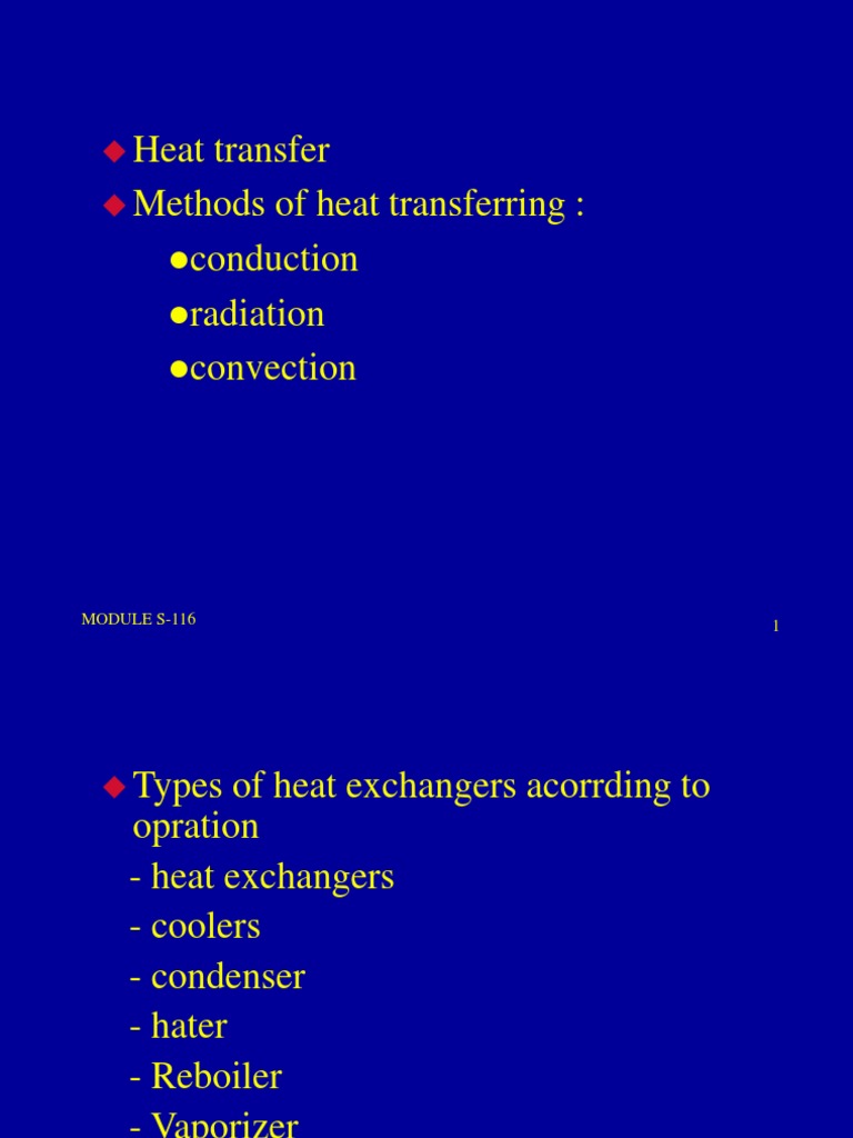 Presentation Heat Transfer1 | PDF