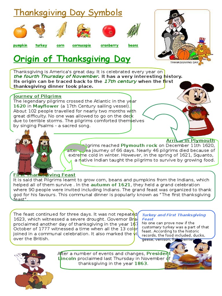 Origin of Thanksgiving Day | PDF | Thanksgiving | Plymouth Colony