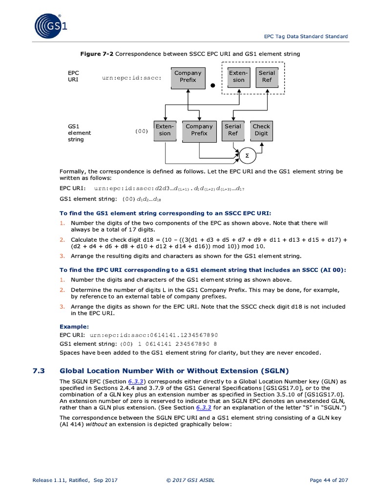 GS1 EPC Tag Standard | PDF | Authentication | Computer Architecture