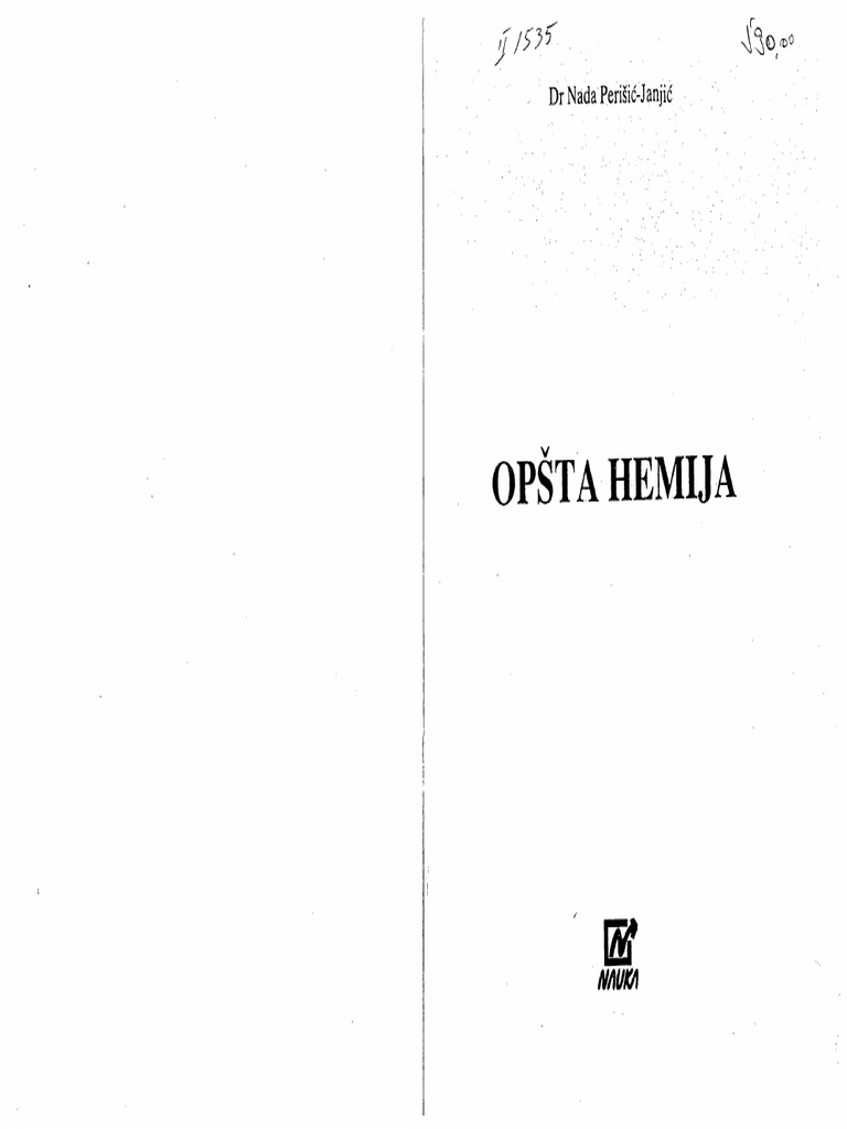 Opsta Hemija PDF | PDF