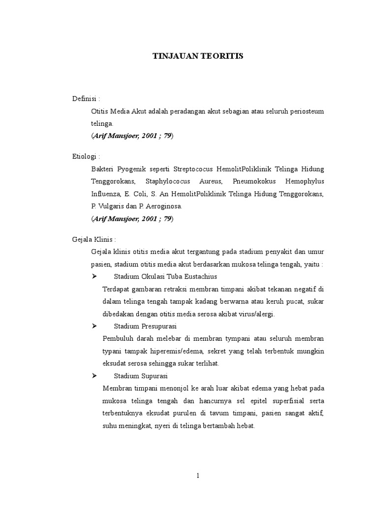 Askep OMA Lengkap | PDF