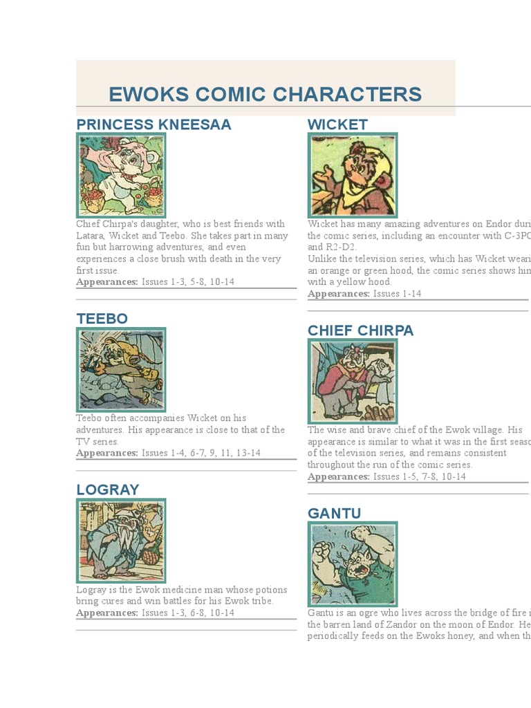 Princess Kneesaa: Ewok Adventures | PDF