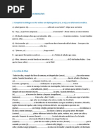 Ejercicios sobre Obligación en Español | PDF
