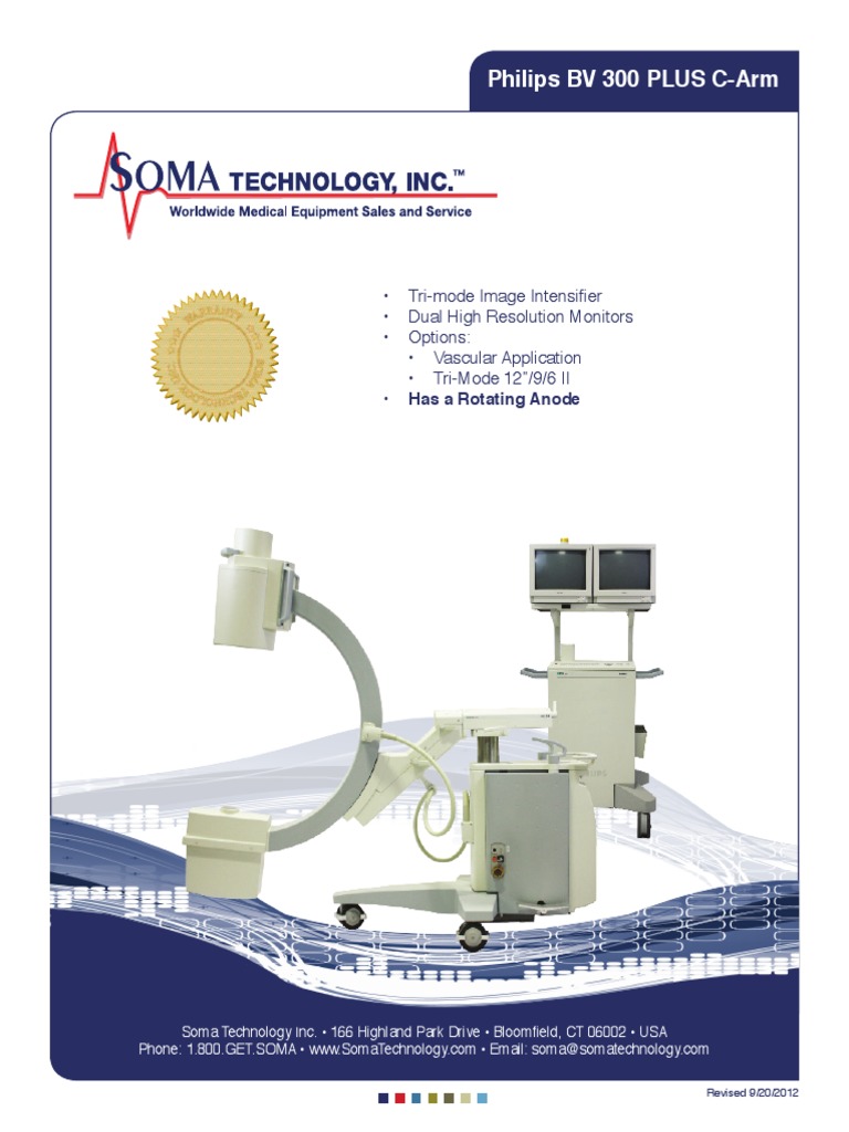 Philips BV300 Plus CArm | PDF | Imaging | Optics