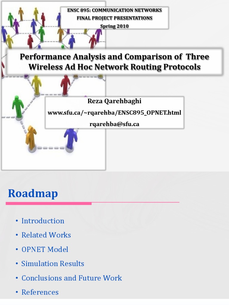 Slides Performance Analysis And Comparison Of Multi Hop Wireless Ad Hoc