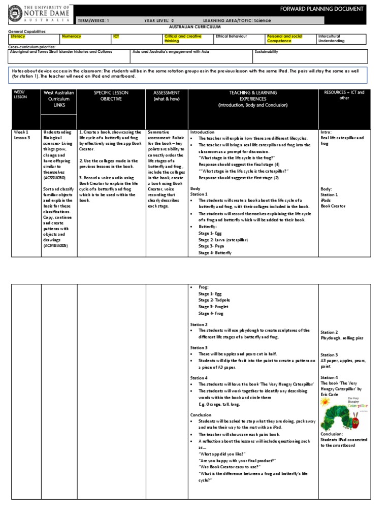 Lesson 3 | PDF | Butterfly | Educational Technology