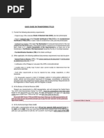 TCT Transfer and Annotation Guide | PDF | Receipt | Taxes