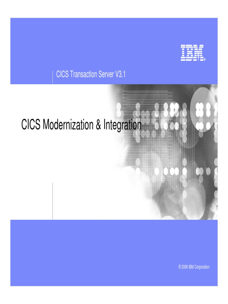 CICS Concepts and Faclities | PDF | Enterprise Java Beans | Application Server