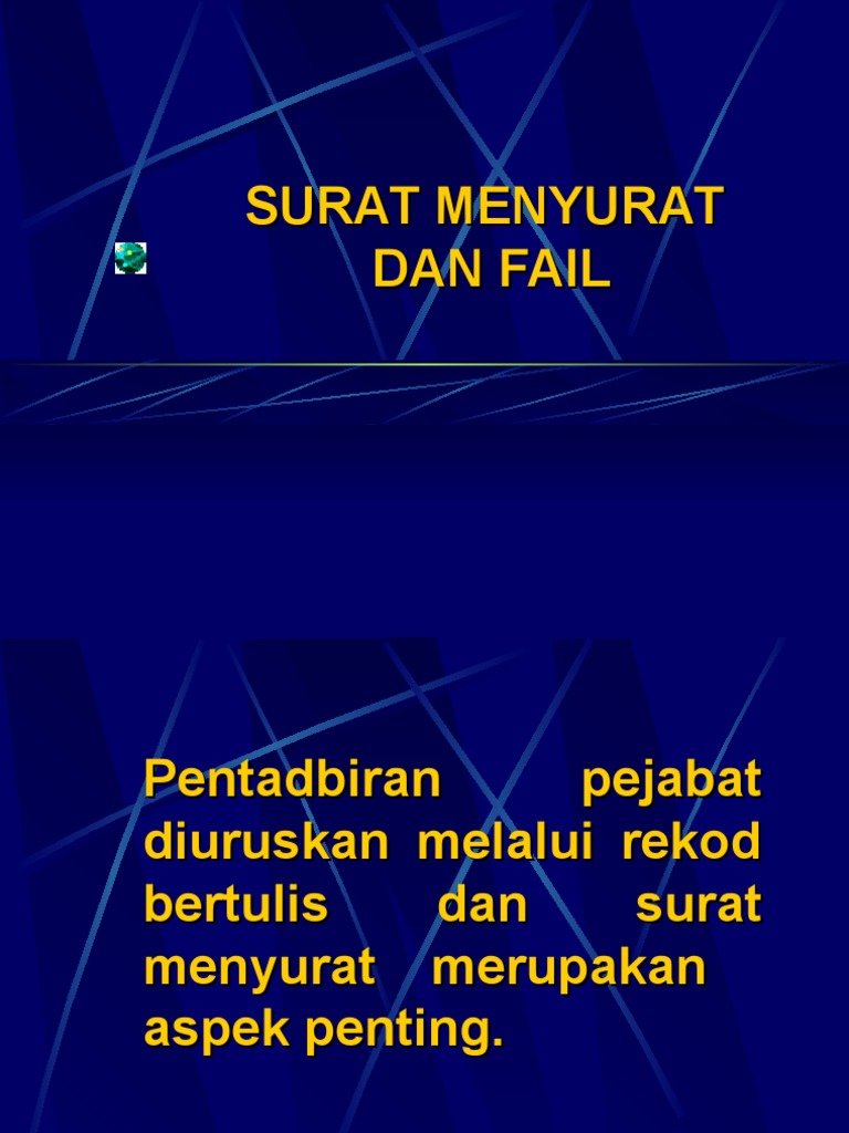 Surat Menyurat-1 | PDF
