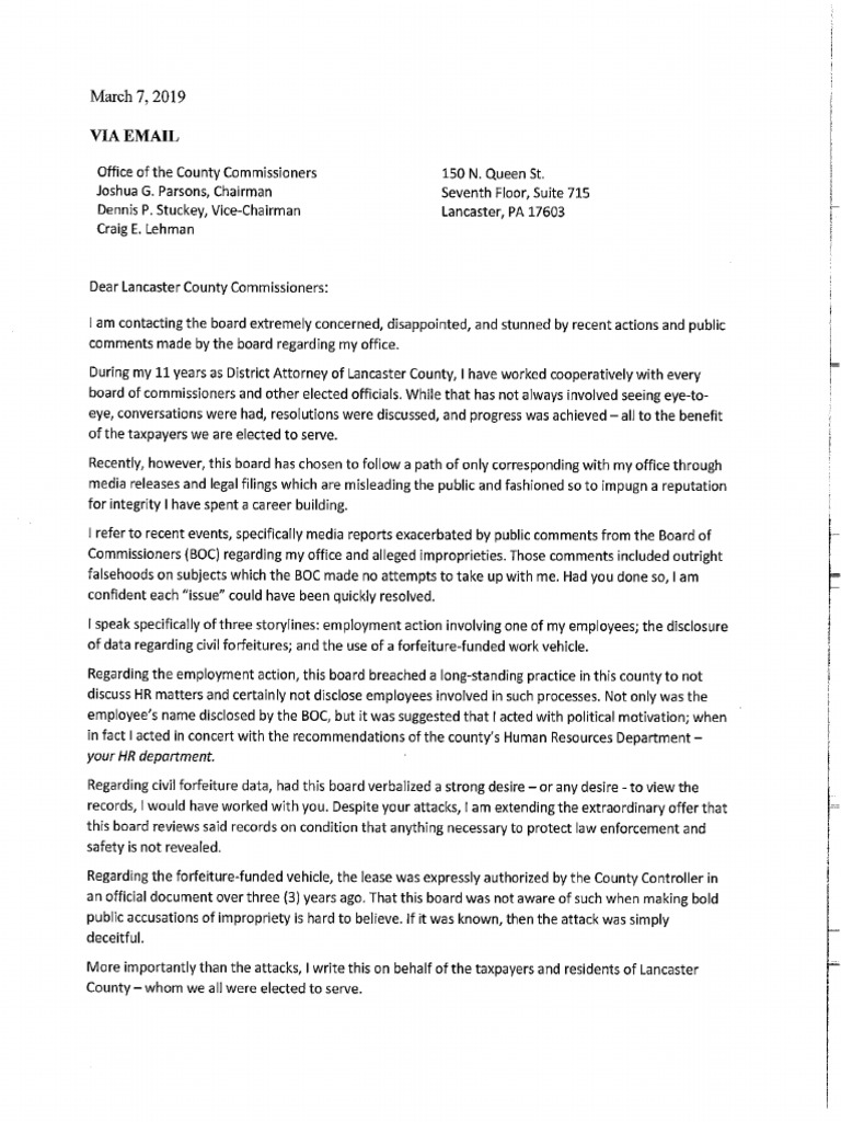 Letter Boc 03072019 | PDF
