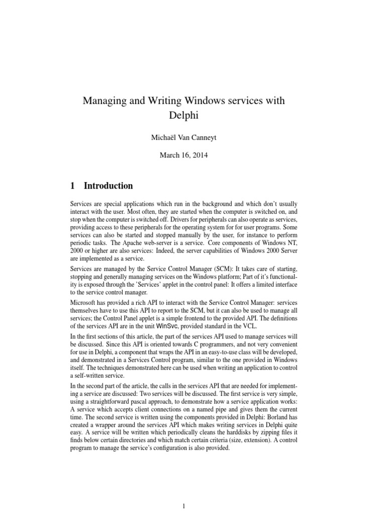 Delphi Com Api Do Windows Pdf Application Programming Interface Component Object Model 