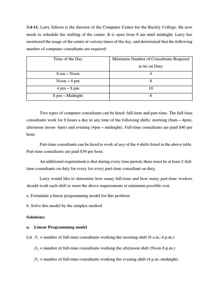 3 - 4-11 Edited | PDF | Linear Programming | Numerical Analysis