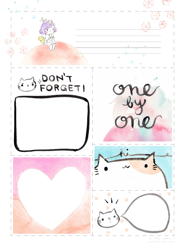 Mininotes Printable | PDF