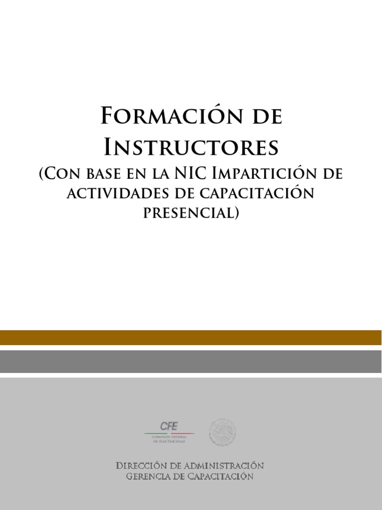 02 Manual - Participante NIC Instructores 1.7 PDF | PDF | Gestión del ...