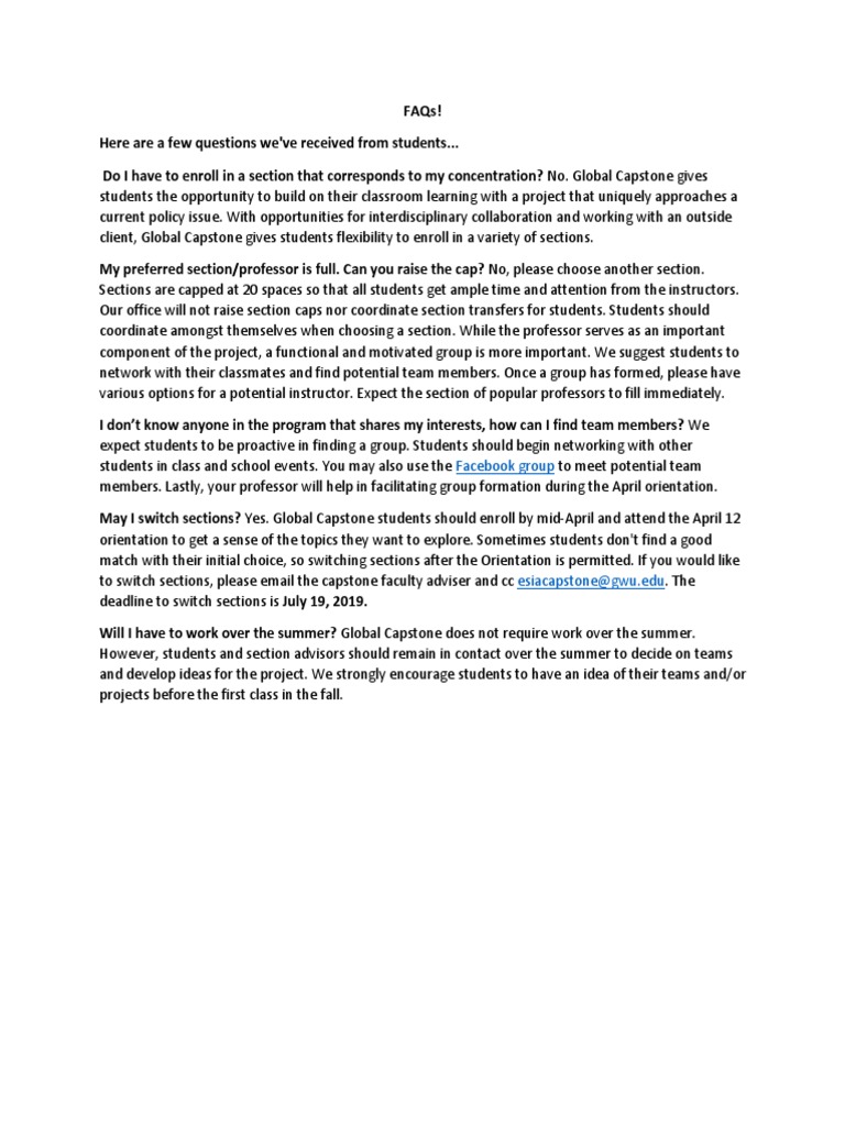 2018-2019 FAQs | PDF