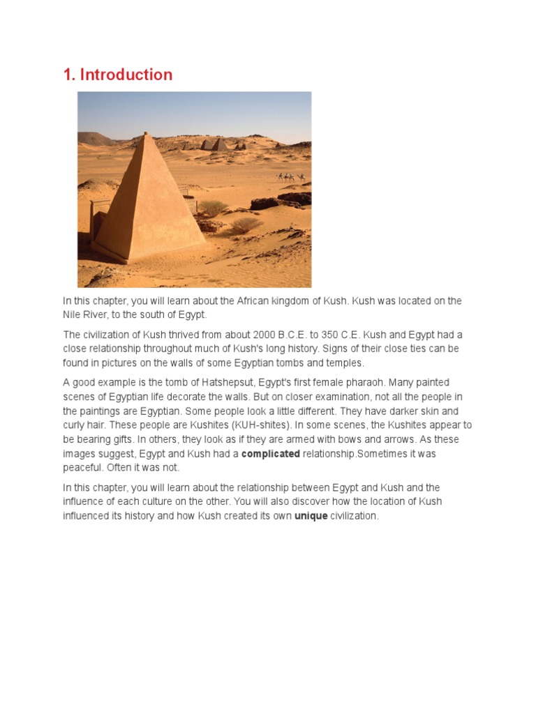 Kingdom of Kush Reading | Download Free PDF | Ancient Egypt