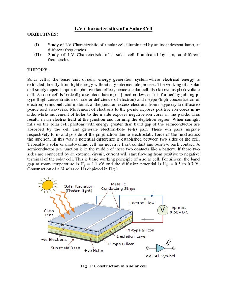 5 Solar Cell | PDF | P–N Junction | Solar Cell