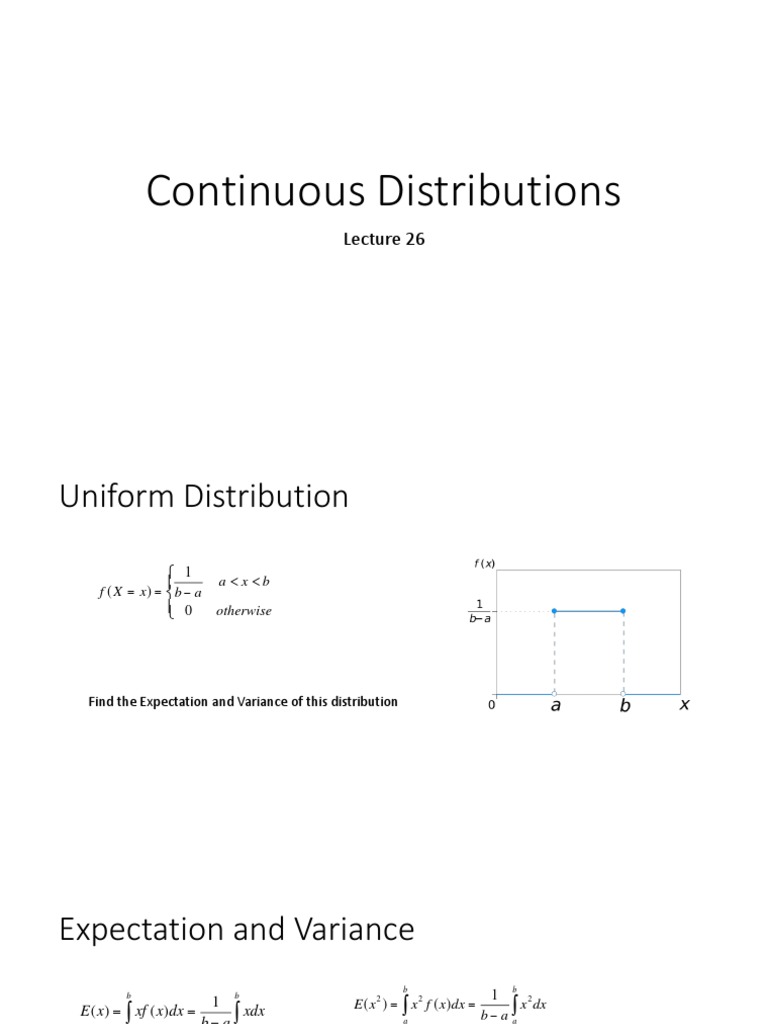 Lecture 24 - Expectation | PDF | Normal Distribution | Random Variable