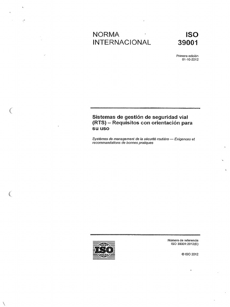 Iso 39001 PDF | PDF