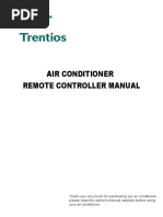 Senville Remote Control Manual | PDF | Air Conditioning | Remote Control