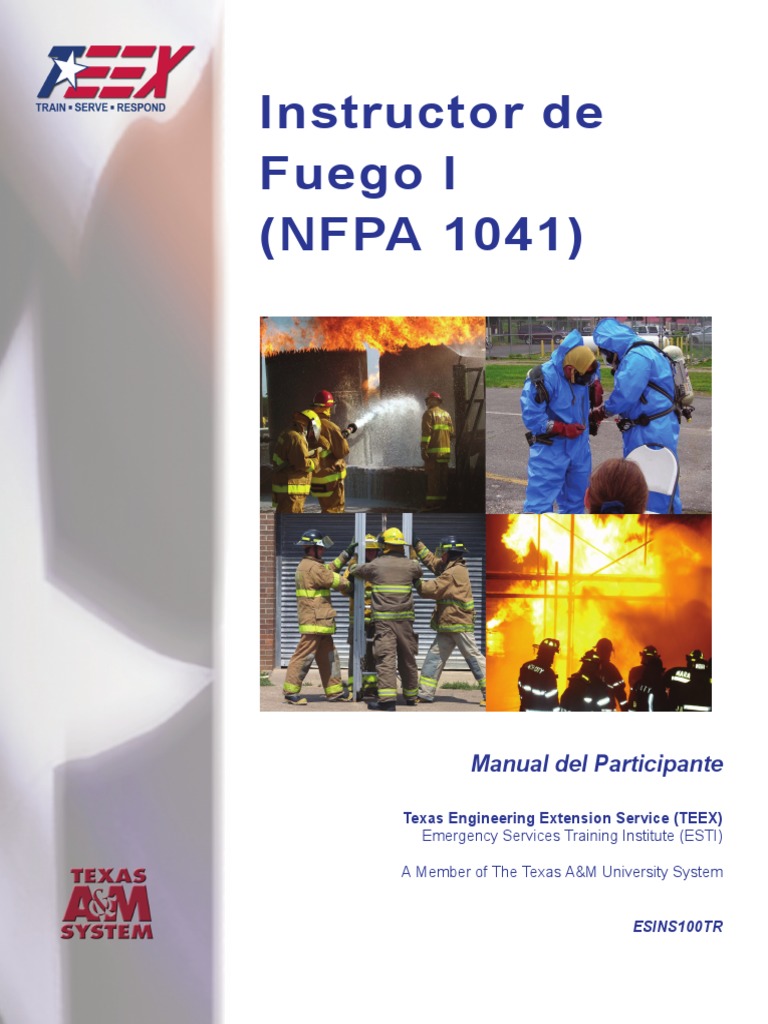 Instructor Del Fuego I (NFPA 1041) PM | PDF | Prueba (evaluación ...