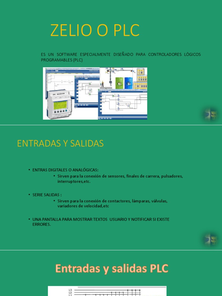 PLC - Zelio | PDF | Controlador lógico programable | Relé