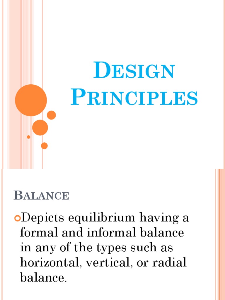 Principles of Visual Design | PDF | Composition (Visual Arts) | Shape