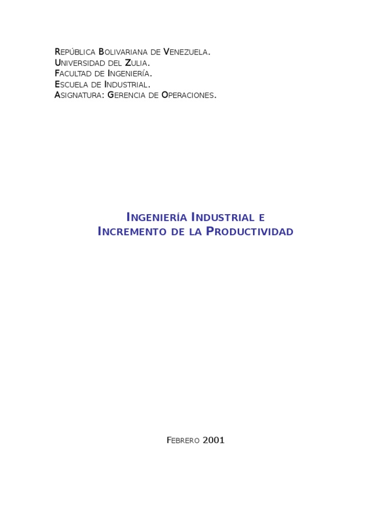 Ingenieria Industrial Pdf Benchmarking Calidad Comercial