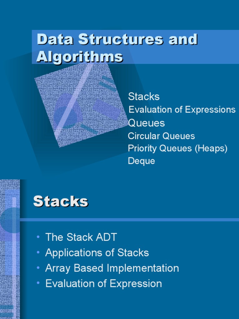 Dsa2 Stacks 061808 Pdf Queue Abstract Data Type Array Data Structure 8818