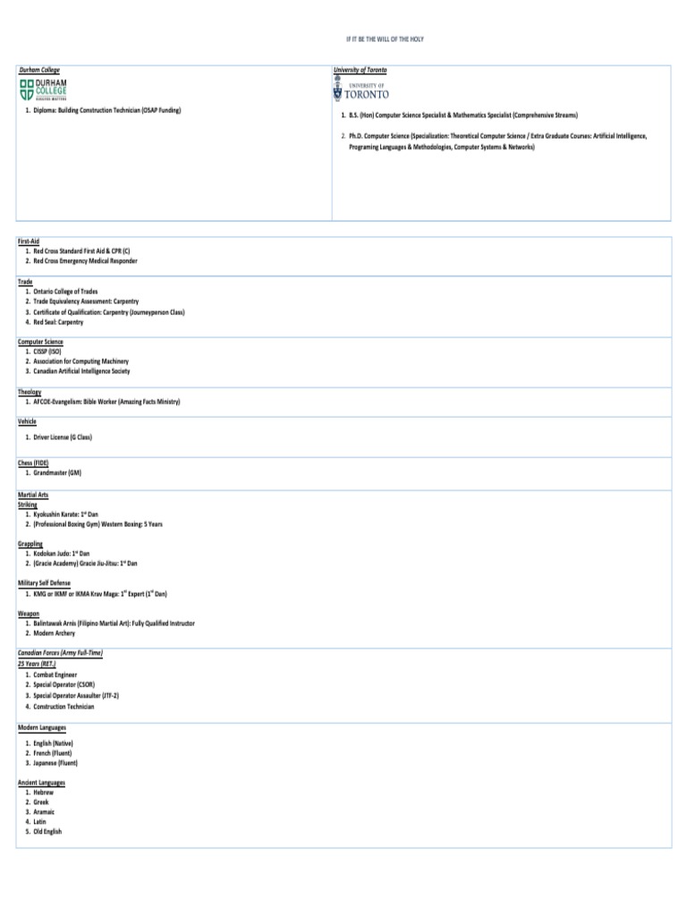 Educational, Vocational & Avocational Goals | PDF