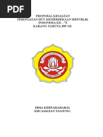 Contoh LPJ 17 Agustus Tingkat Desa | PDF