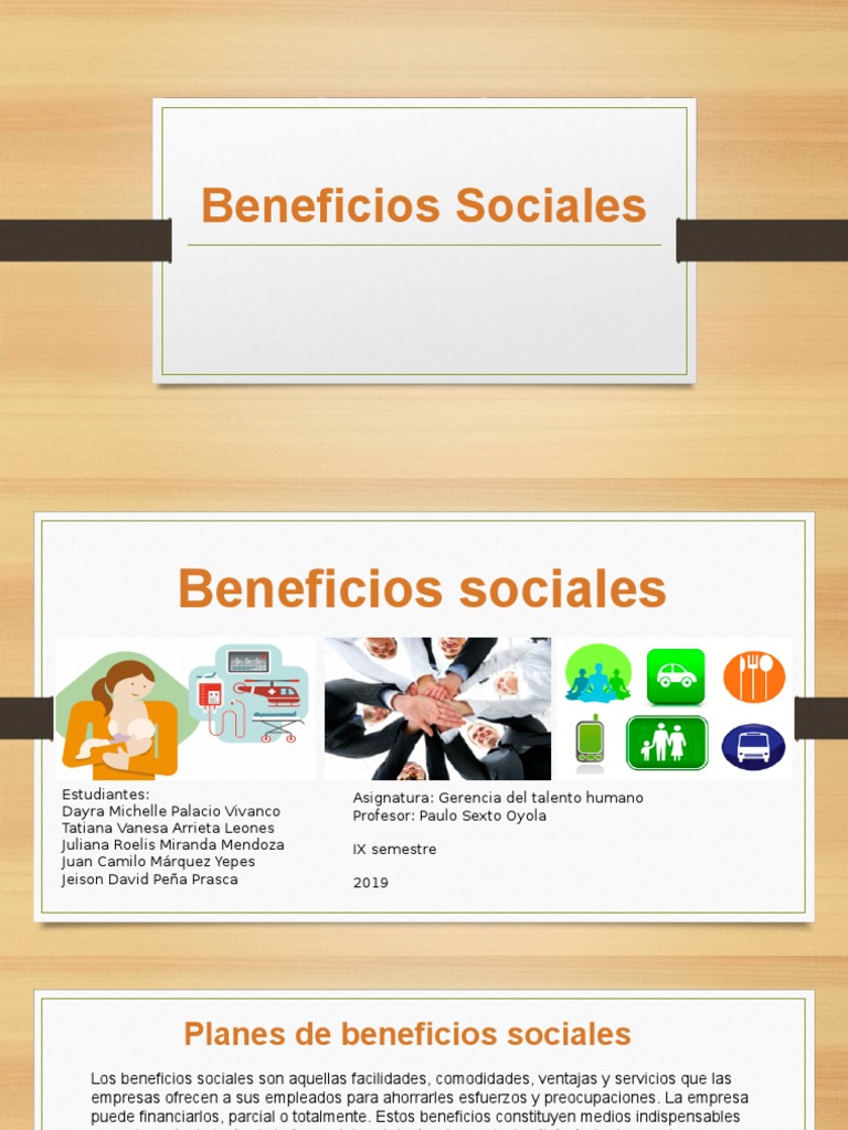 Beneficios Sociales en Empresas: Tipos y Ventajas | PDF | Salario ...