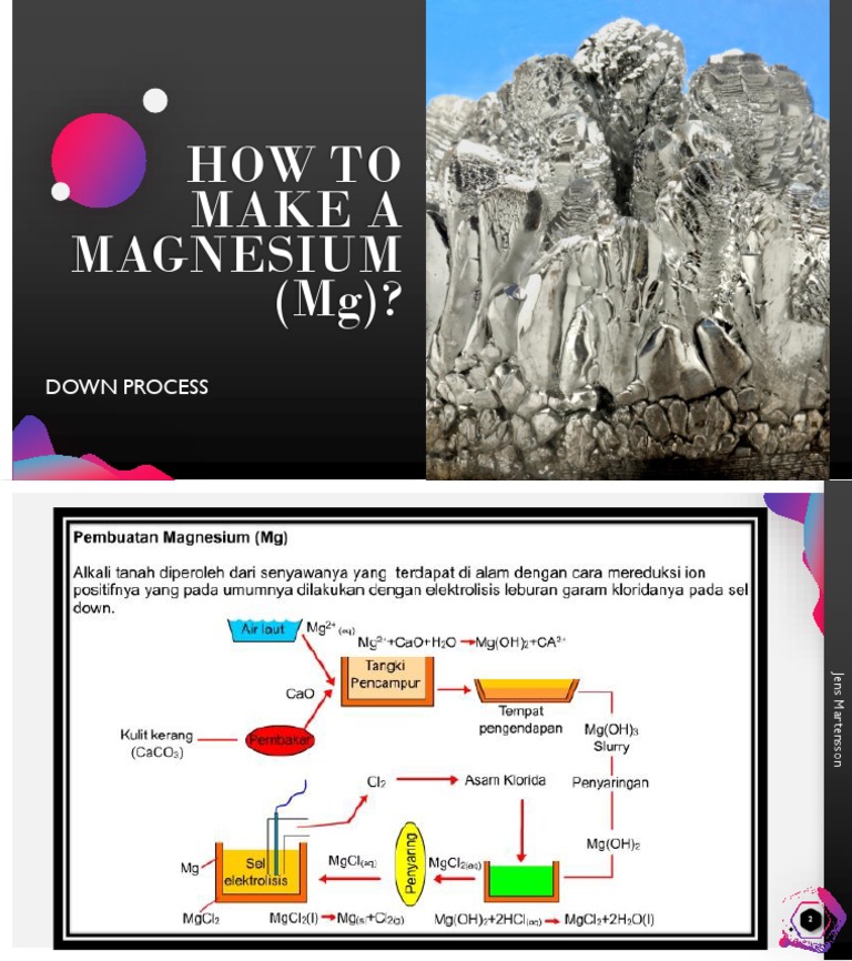 How To Make A Magnesium (MG) ?: Down Process | PDF